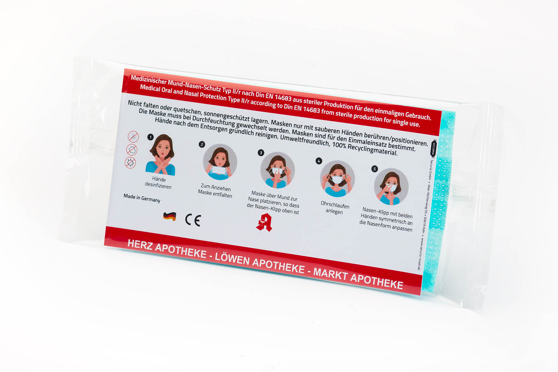 Securia - Hochwertiger, geprüfter und zertifizierter medizinscher Mund ...